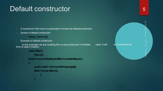 Constructor oopj | PPT