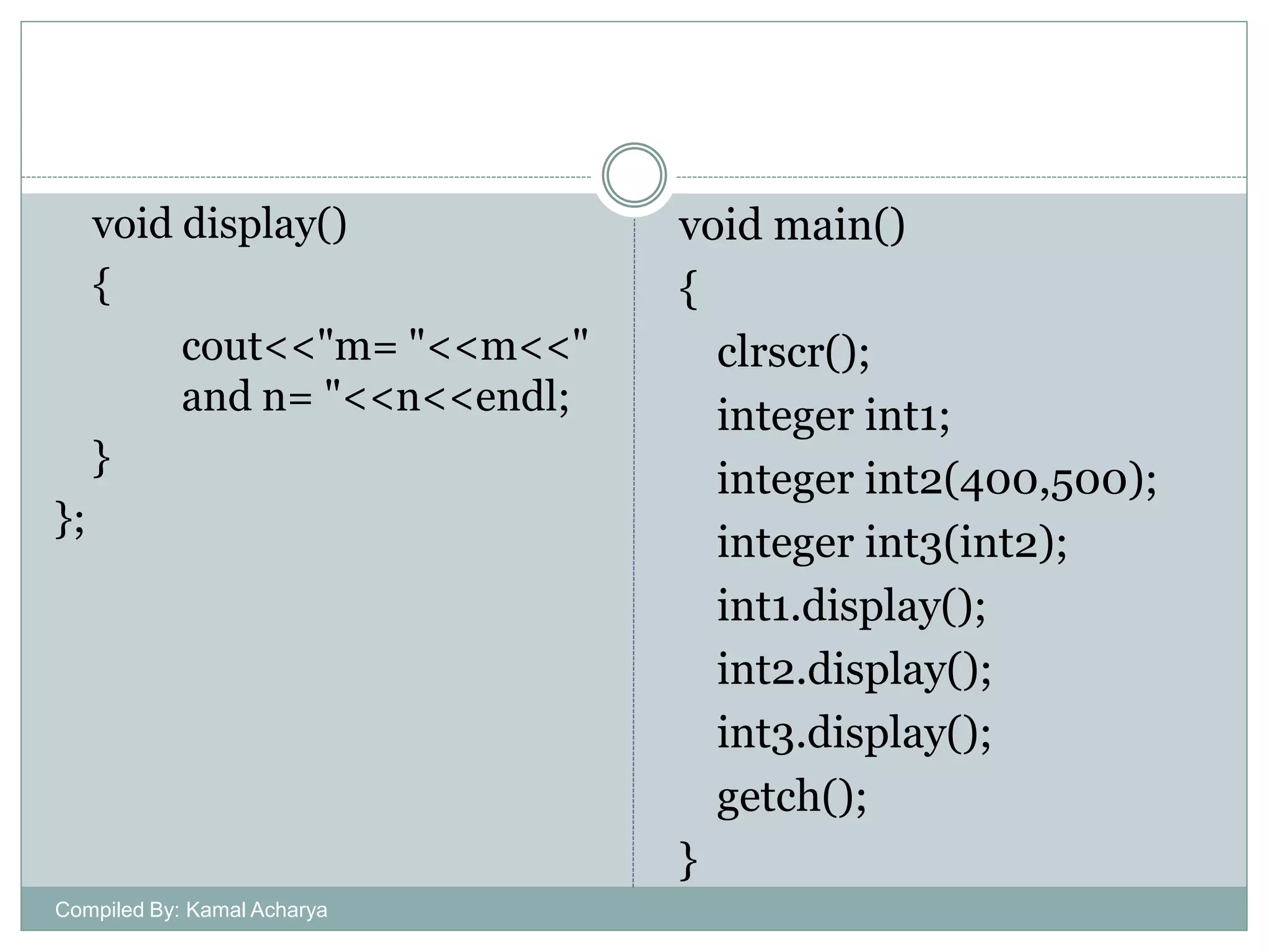 Constructor and Destructor | PDF