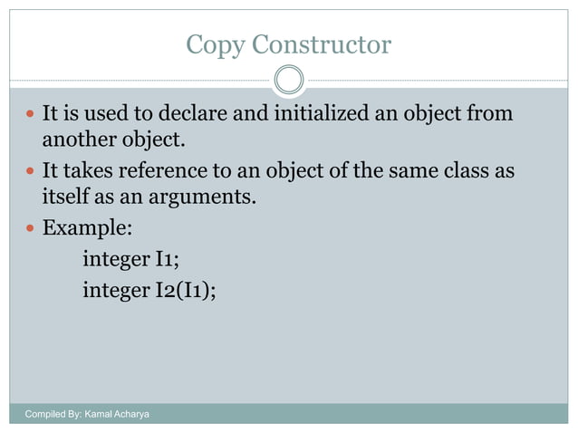 Constructor and Destructor | PDF