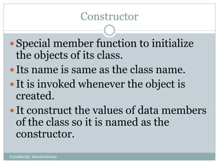 Constructor and Destructor | PDF