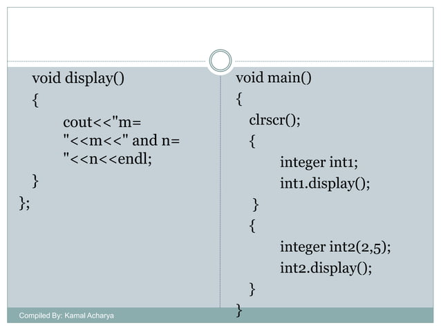 Constructor and Destructor | PDF