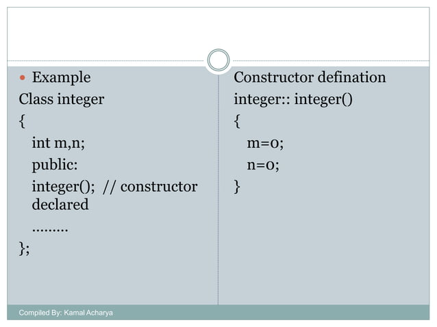 Constructor and Destructor | PDF
