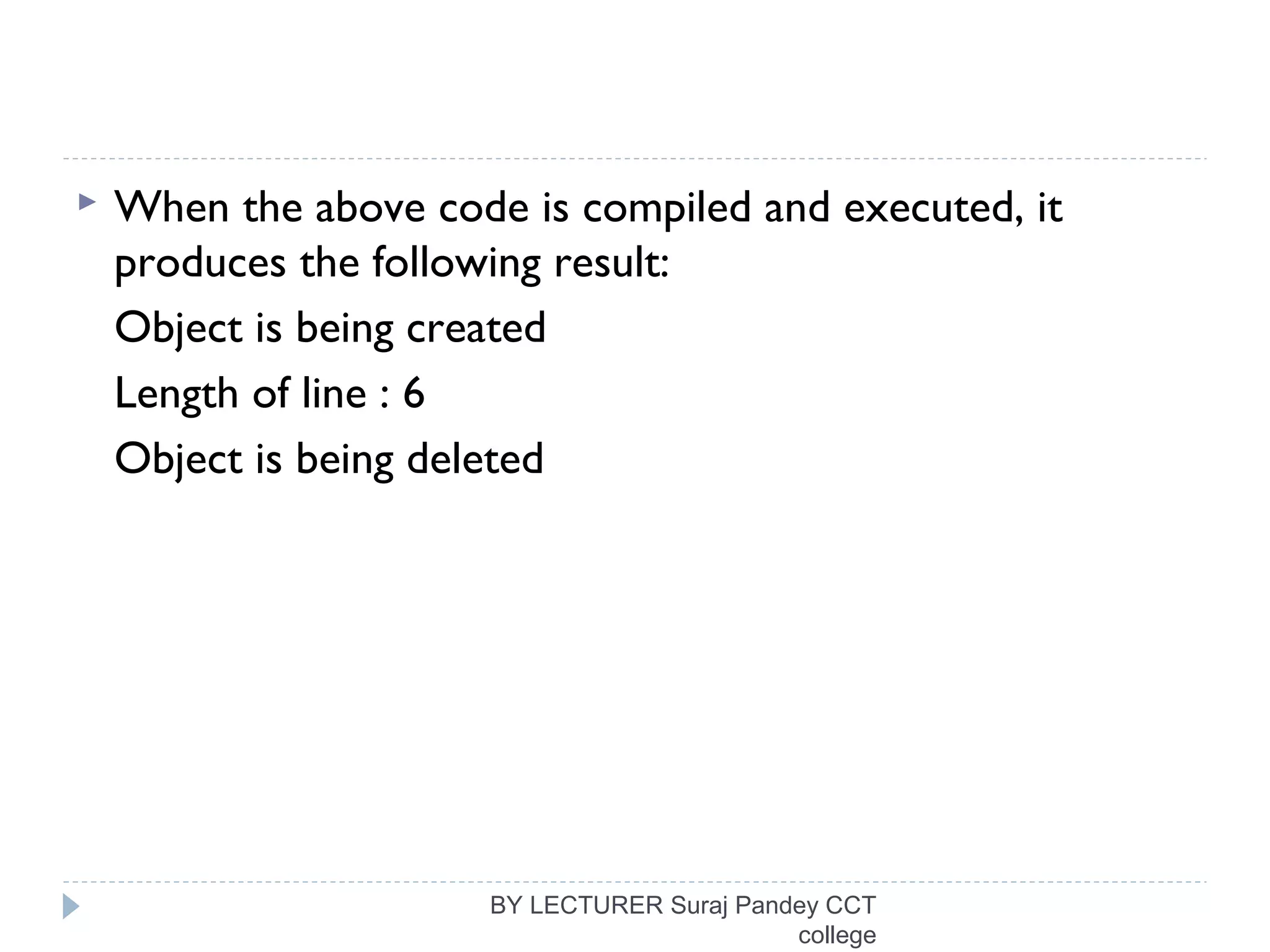vb.net Constructor and destructor | PPT