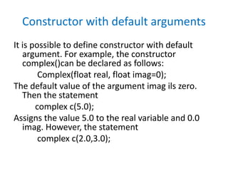 Constructor and destructor | PPT