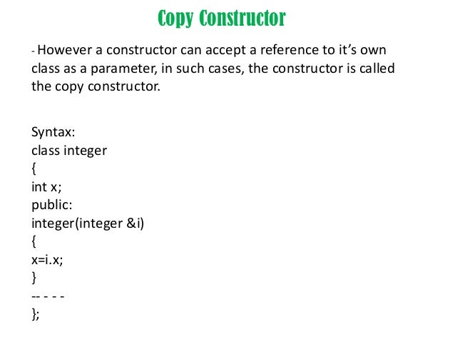 Constructor And Desturctor