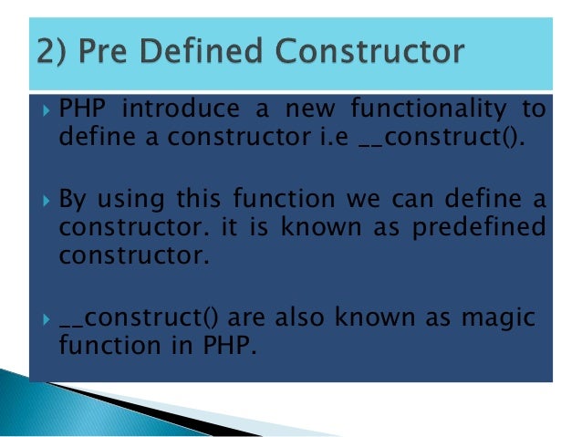 Constructor And Encapsulation In Php 5647