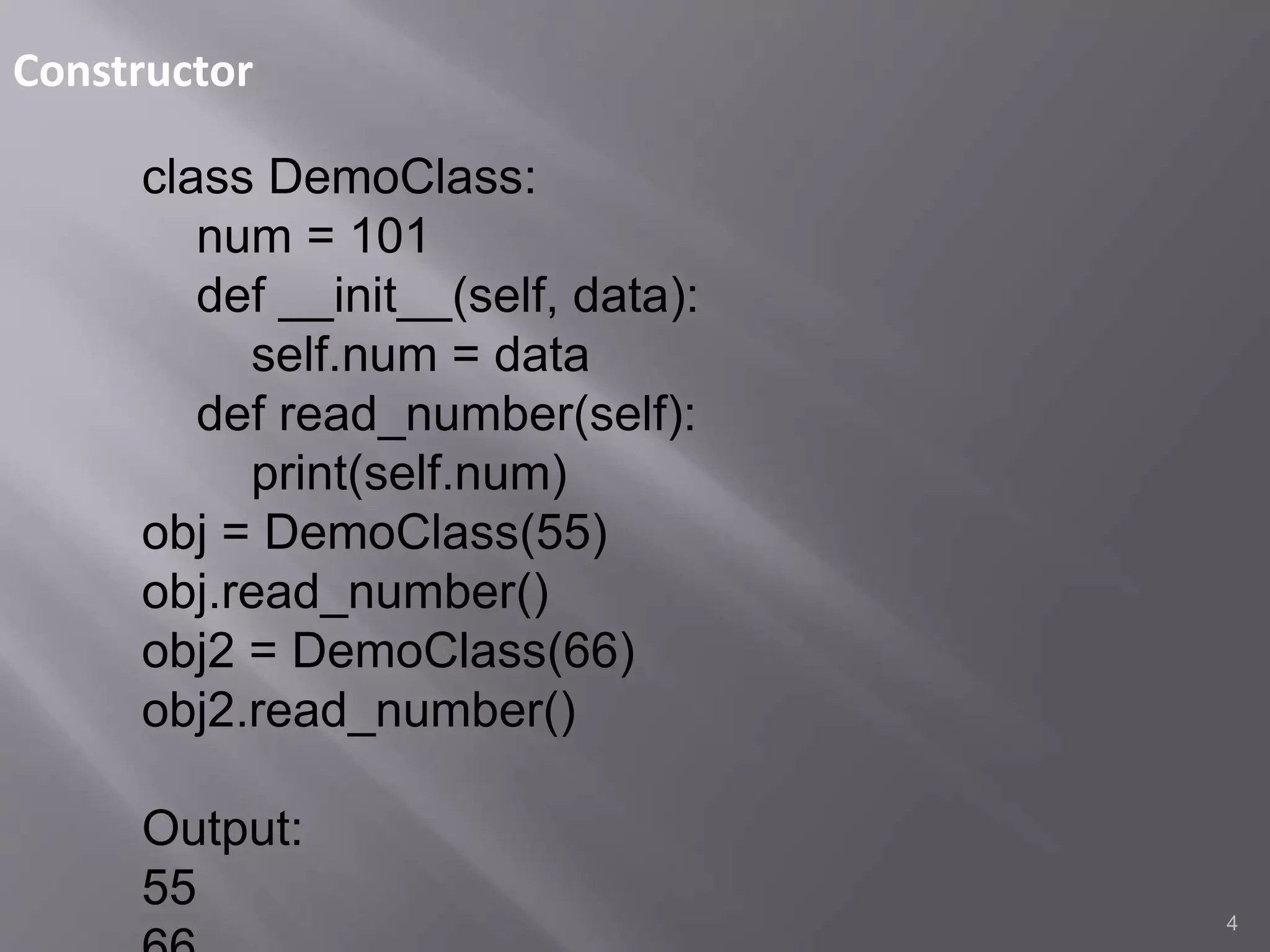 Constructor And Variables Ppt 2666