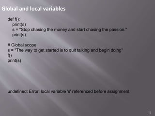 Constructor and variables | PPT