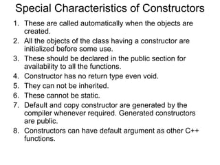 Constructor & Destructor | PPT