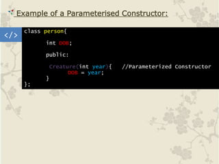 Constructor & destructor | PPT