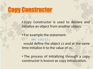 Constructor & destructor | PPT