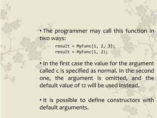 Constructor & destructor | PPT