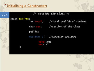 Constructor & destructor | PPT