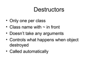 constructors and destructors in c++ language.ppt