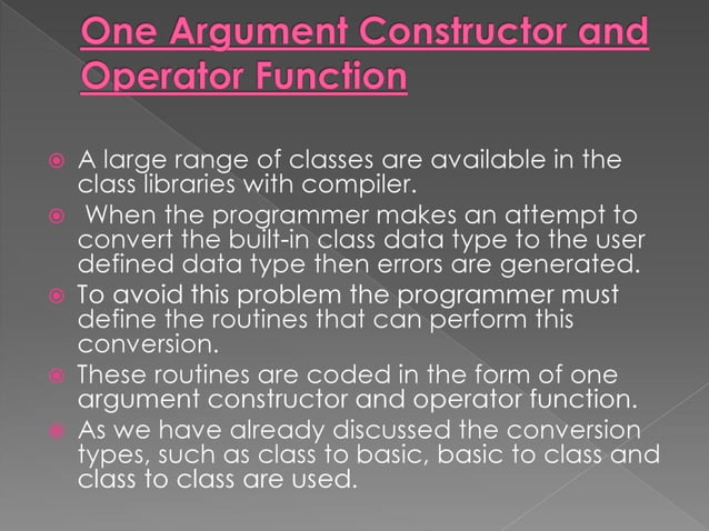 Constructors And Destructors In C Languageppt