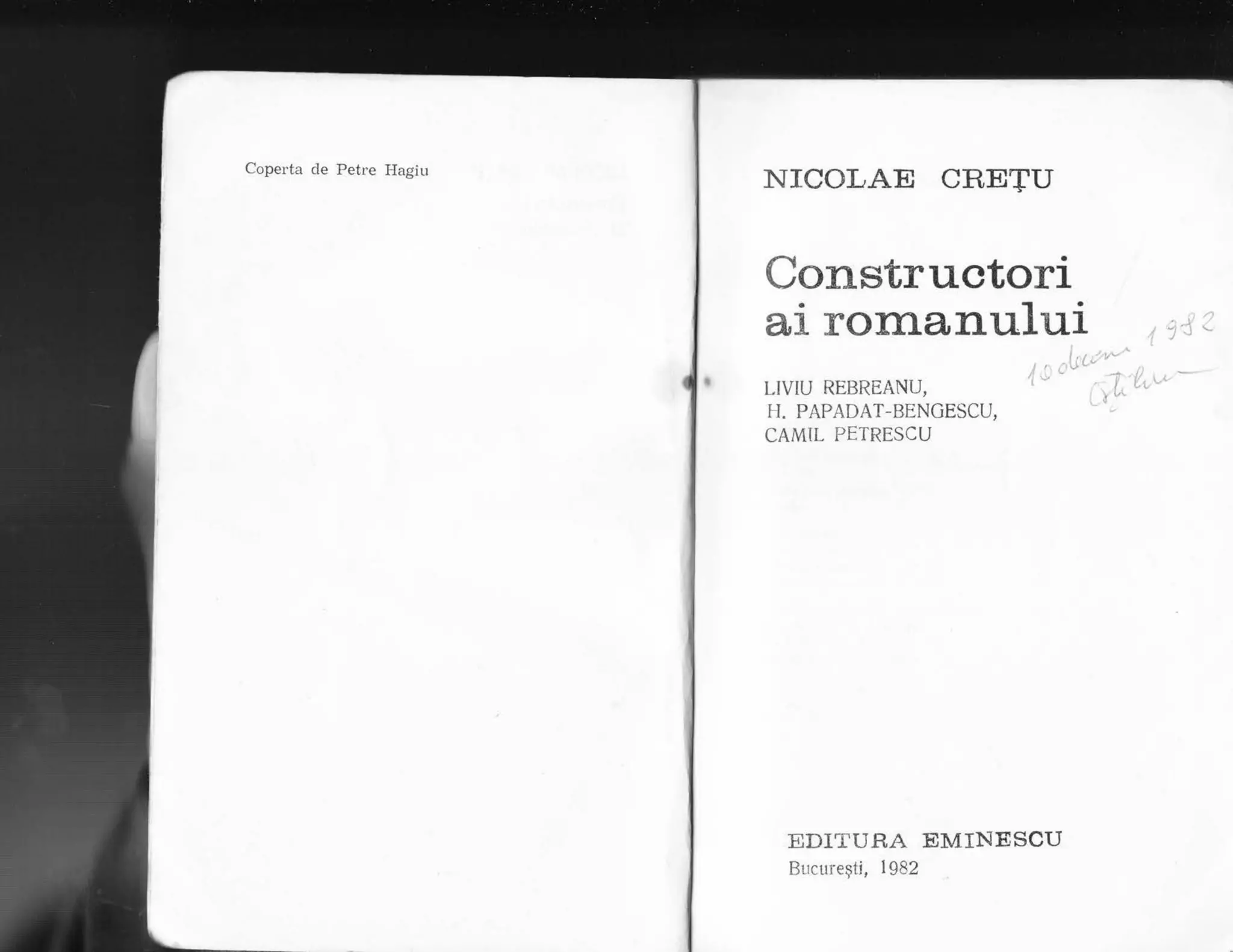 Cretu, Nicolae - Constructori ai romanului | PDF