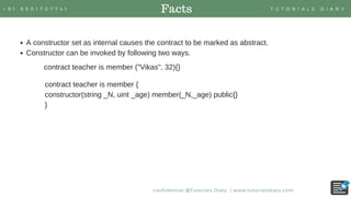 Constructor in solidity | PPT
