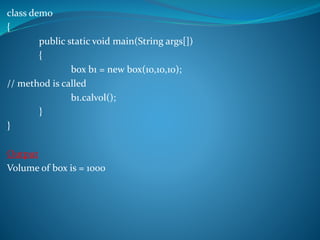 Constructor&method | PPT