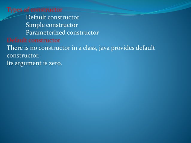 Constructor&method | PPT