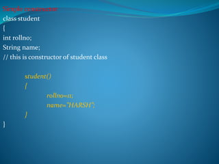 Constructor&method | PPT