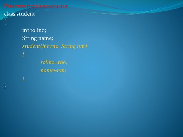 Constructor&method | PPT