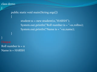 Constructor&method | PPT