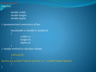 Constructor&method | PPT
