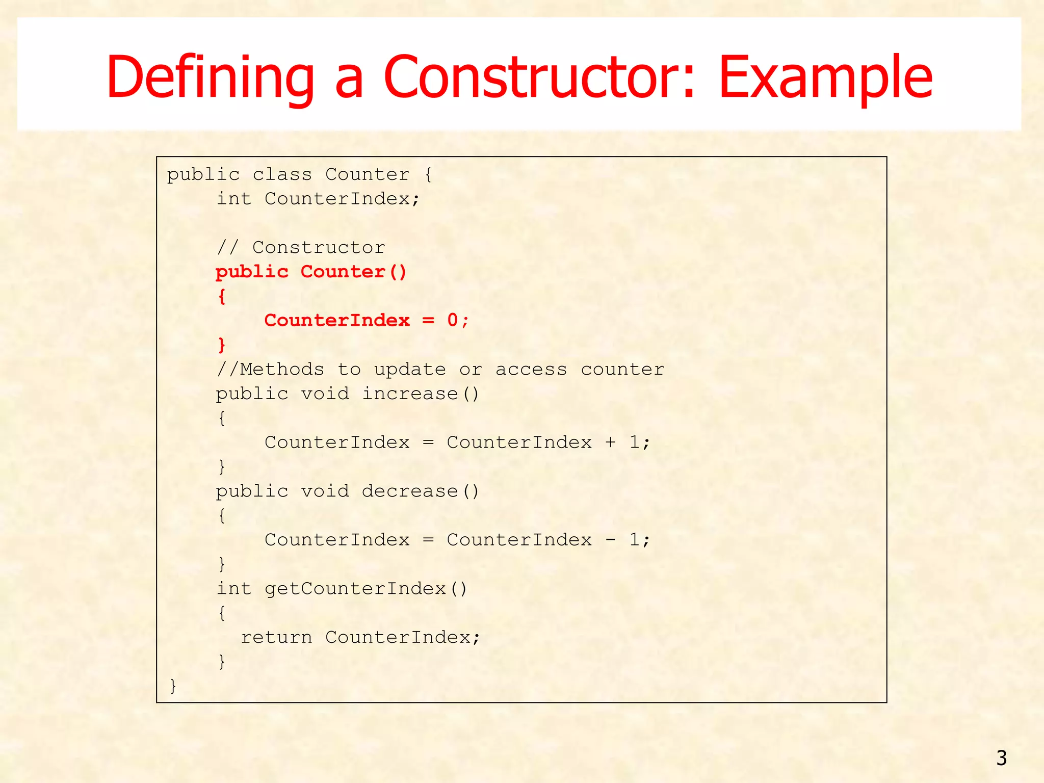 Constructor ppt | PPTX