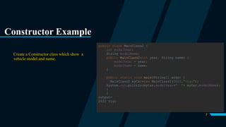 Constructor in java Presentation by Dawood Khan .pptx