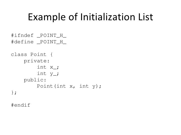 C Constructor Copy Constructor And Assignment Operator