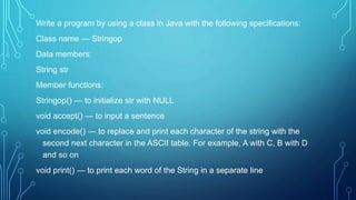 constructors.pptx | Programming Languages | Computing