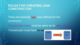 constructors.pptx | Programming Languages | Computing