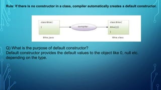 constructors.pptx | Programming Languages | Computing