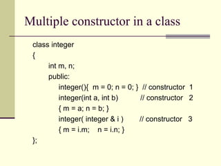 Constructors destructors | PPT