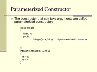 Constructors destructors | PPT