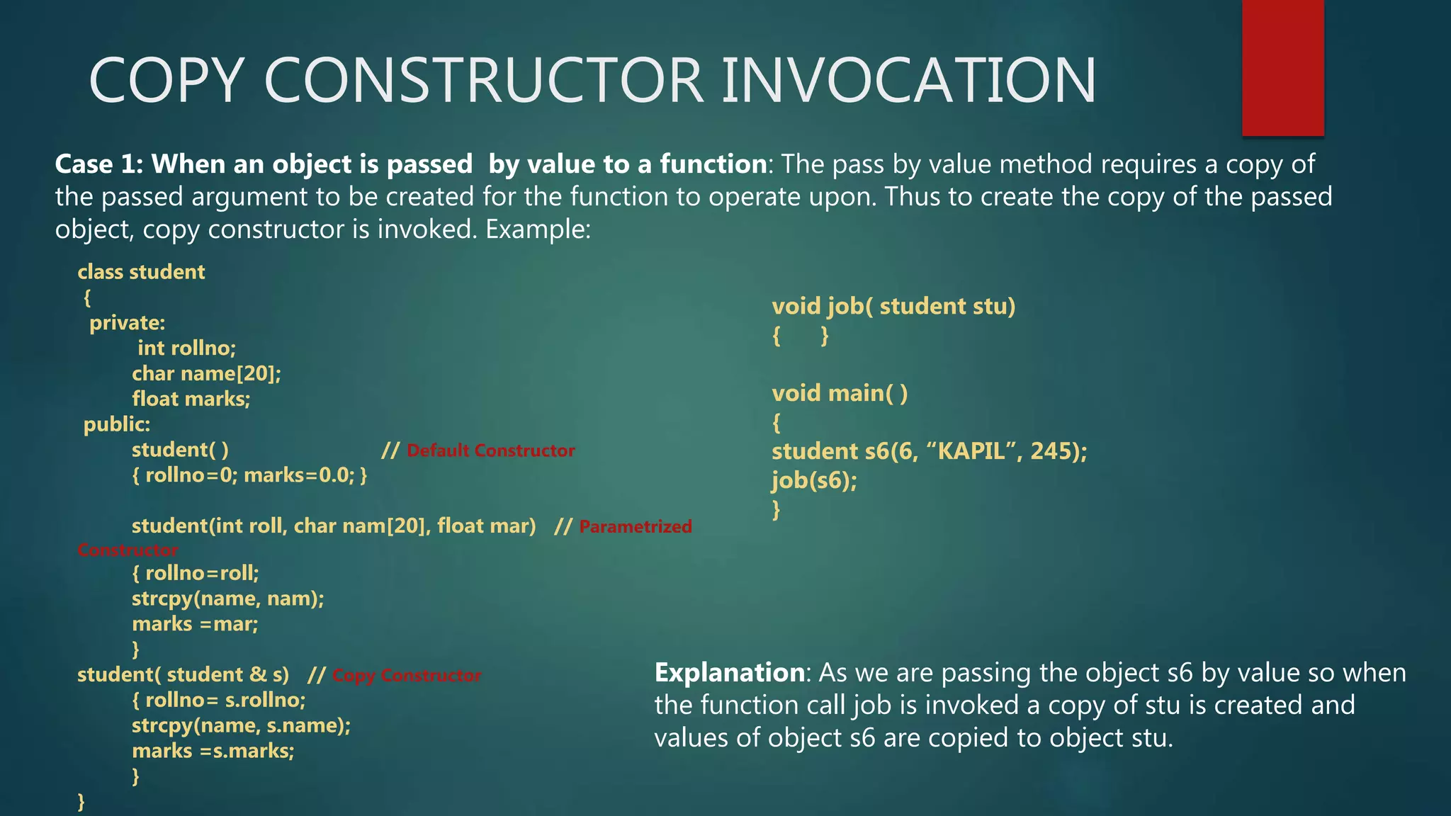 Constructors and destructors | PPTX