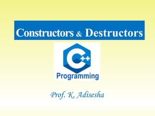 Constructors and destructors | PDF
