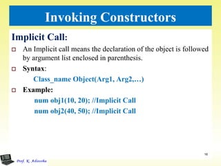 Constructors and destructors | PDF