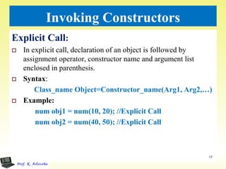 Constructors and destructors | PDF