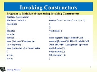 Constructors and destructors | PDF