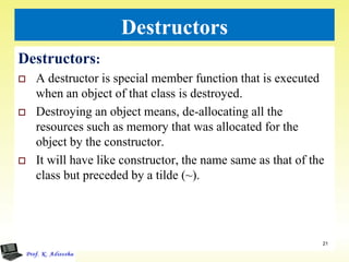 Constructors and destructors | PDF
