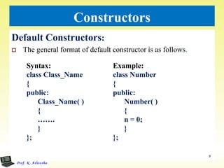Constructors and destructors | PDF
