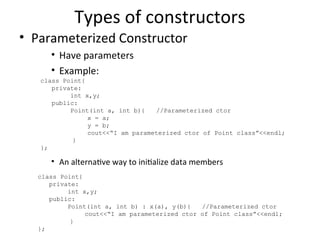 Constructors & Destructors in C++ Simplified | PPT