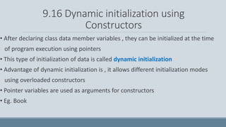 Constructors and Destructors | PPTX | Programming Languages | Computing