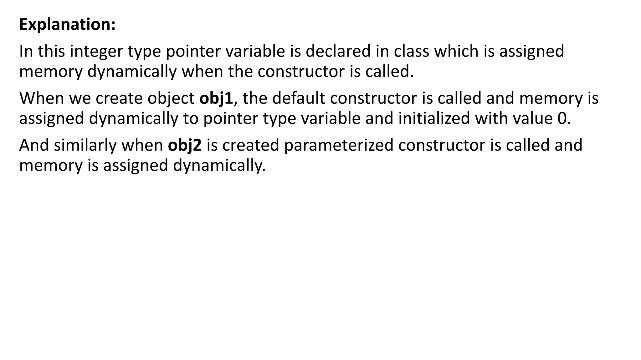 CONSTRUCTORS, DESTRUCTORS AND OPERATOR OVERLOADING.pptx | Free Download