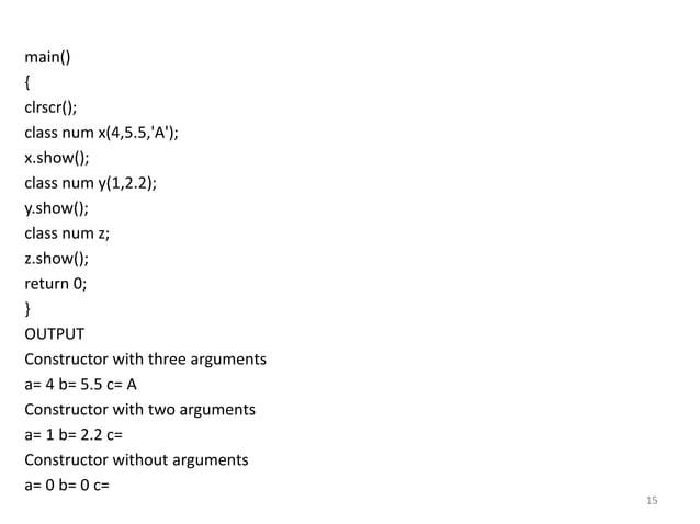 Constructors and destructors in C++ | PPT