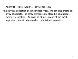 Constructors and destructors in C++ | PPT