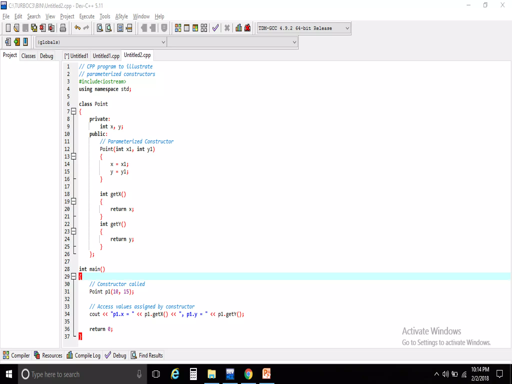 Types of Constructor in C++ | PPTX