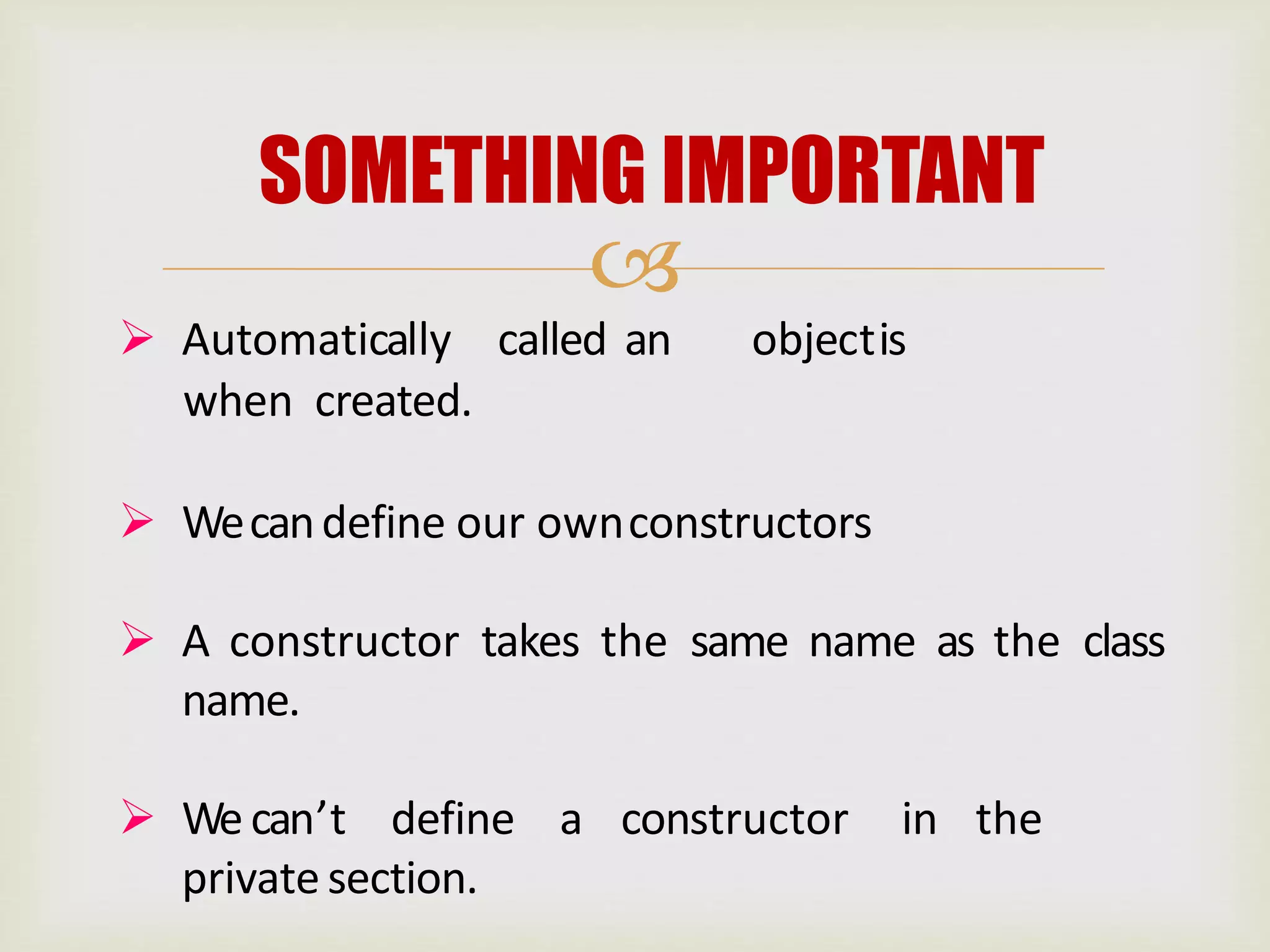 Types of Constructor in C++ | PPTX