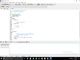 Types of Constructor in C++ | PPT